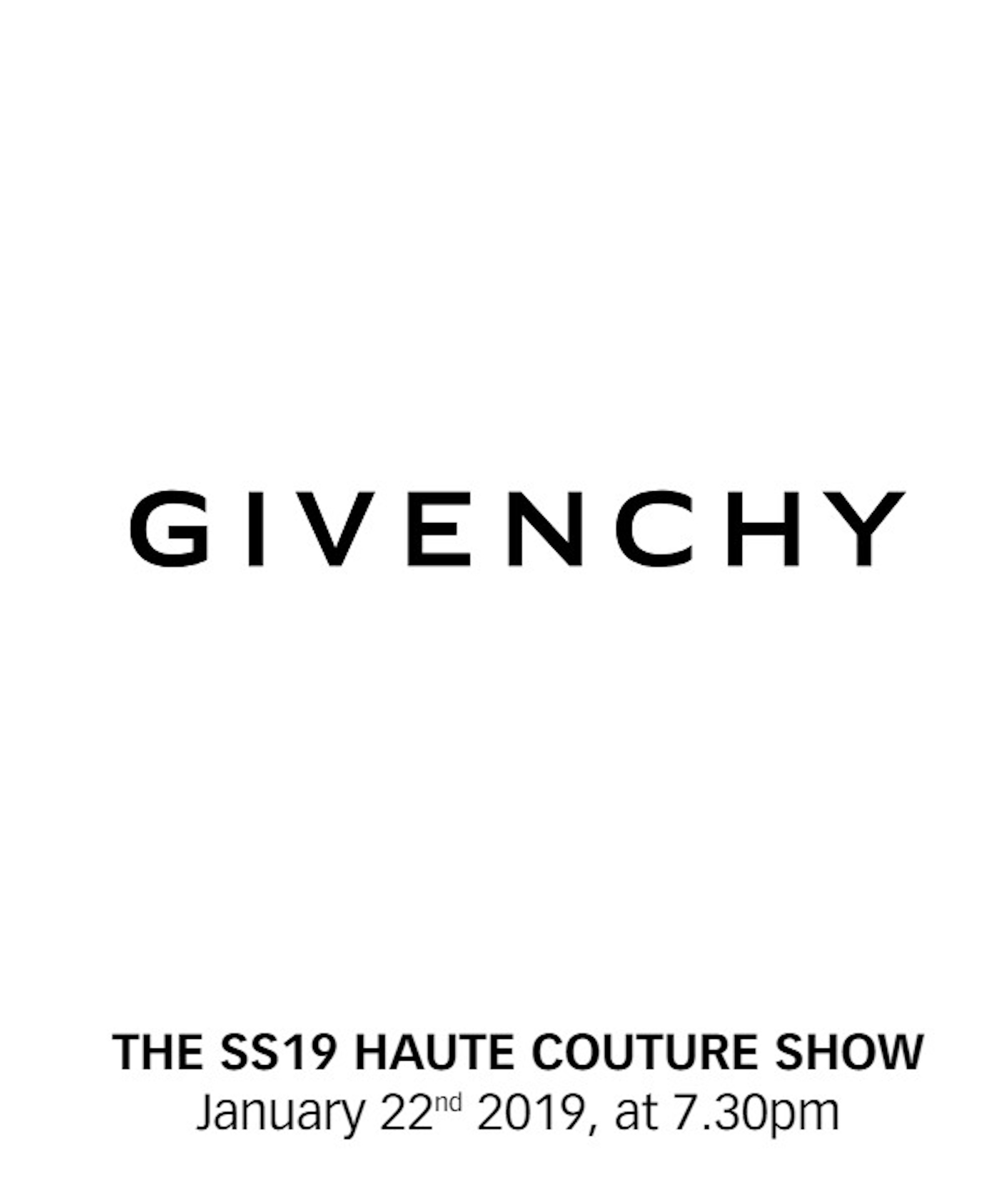 Givenchy Haute Couture SS19 livestream | Wonderland Magazine