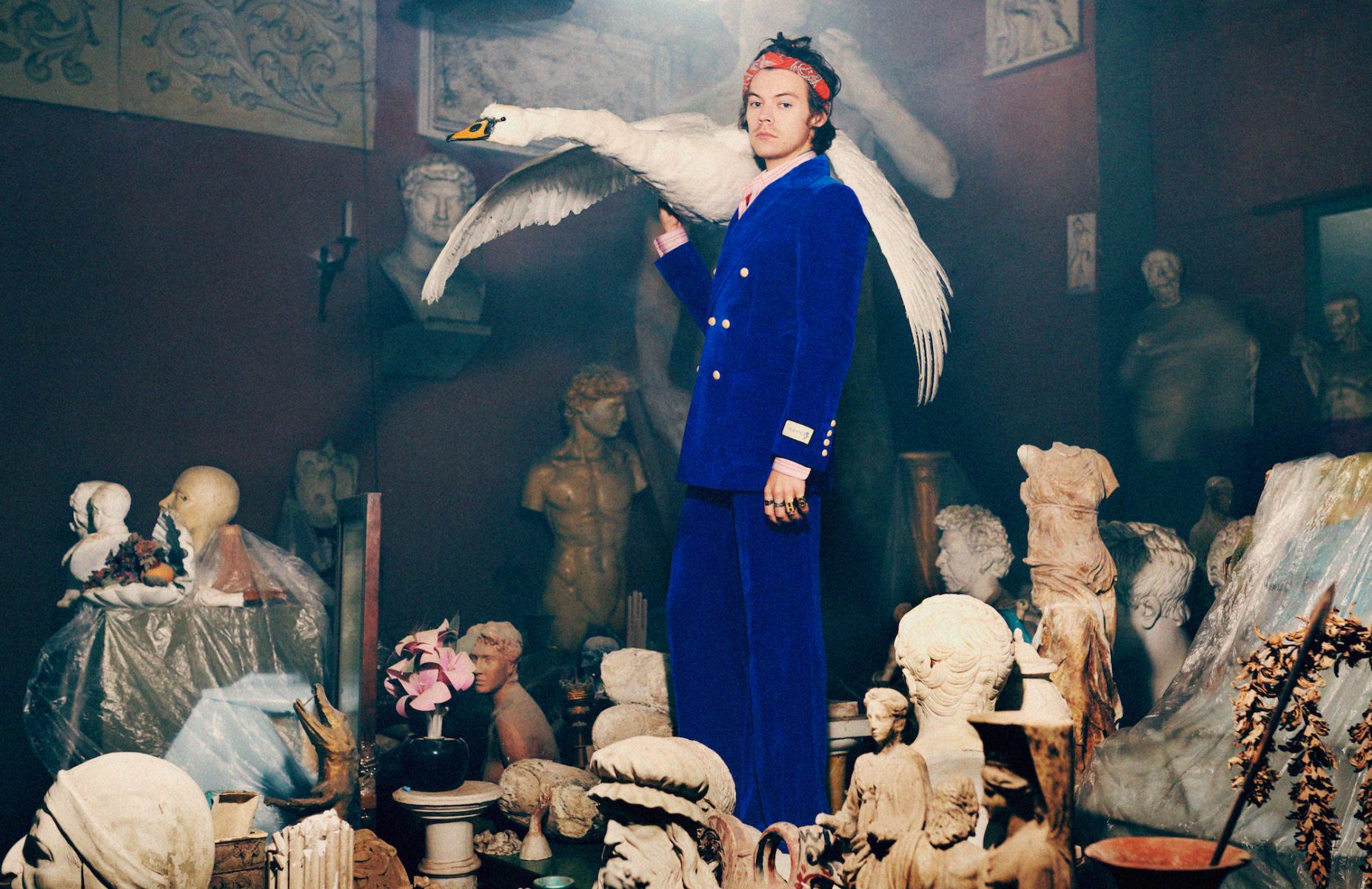 Harry Styles Returns to Gucci For Pre-Fall 2019 By Harmony Korine