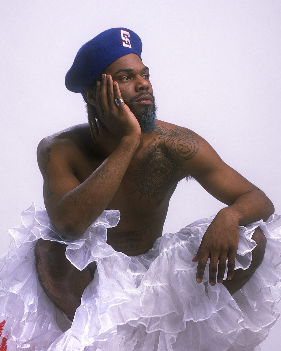 Blue-bearded Philadelphia rapper Rome Fortune on Ethan Hawke.