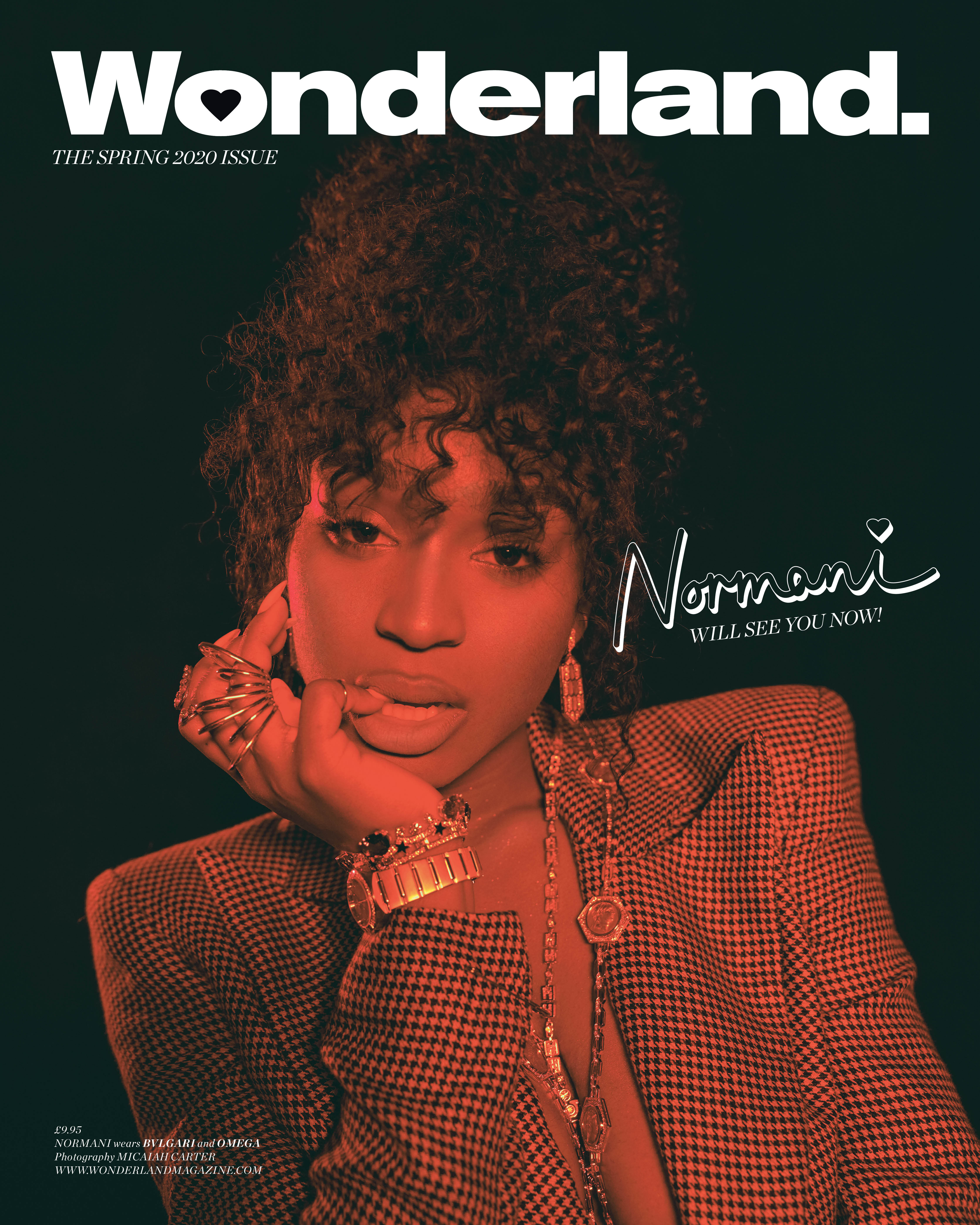 Normani covers the Spring 2020 issue | Wonderland Magazine