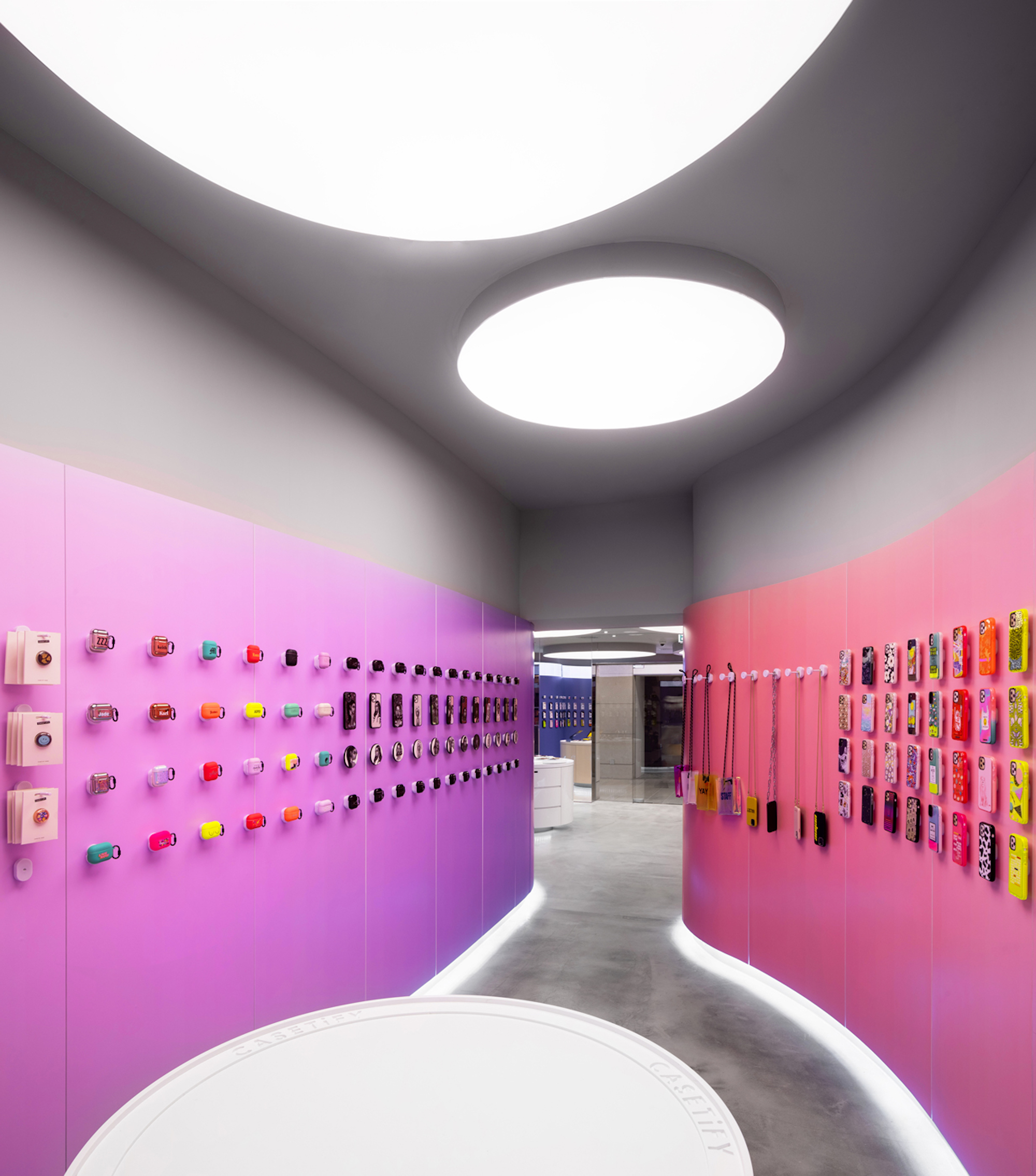 CASETiFY have given their Hong Kong flagship a futuristic makeover