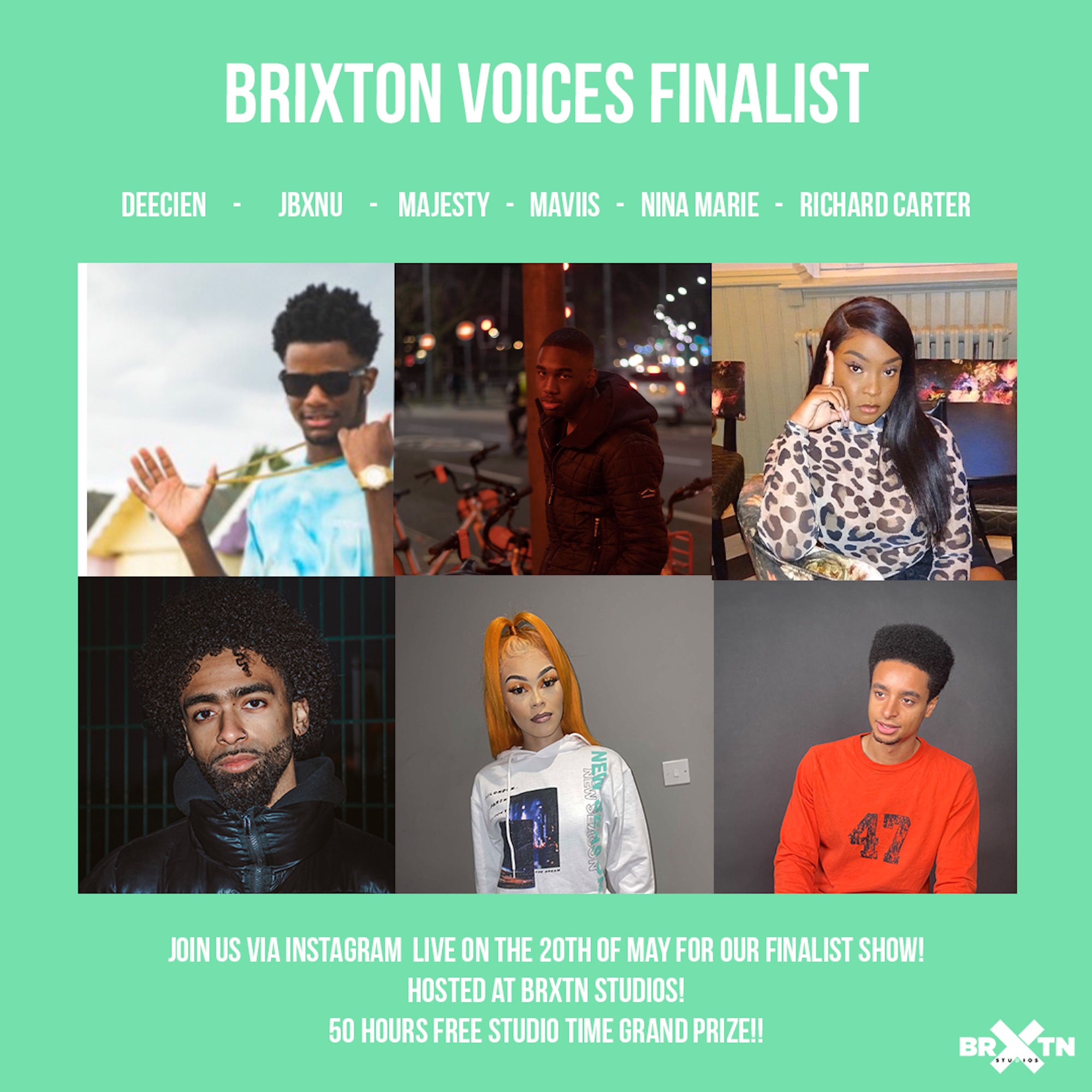 BRXTON Studios' Brixton Voices finale takes place this Thursday
