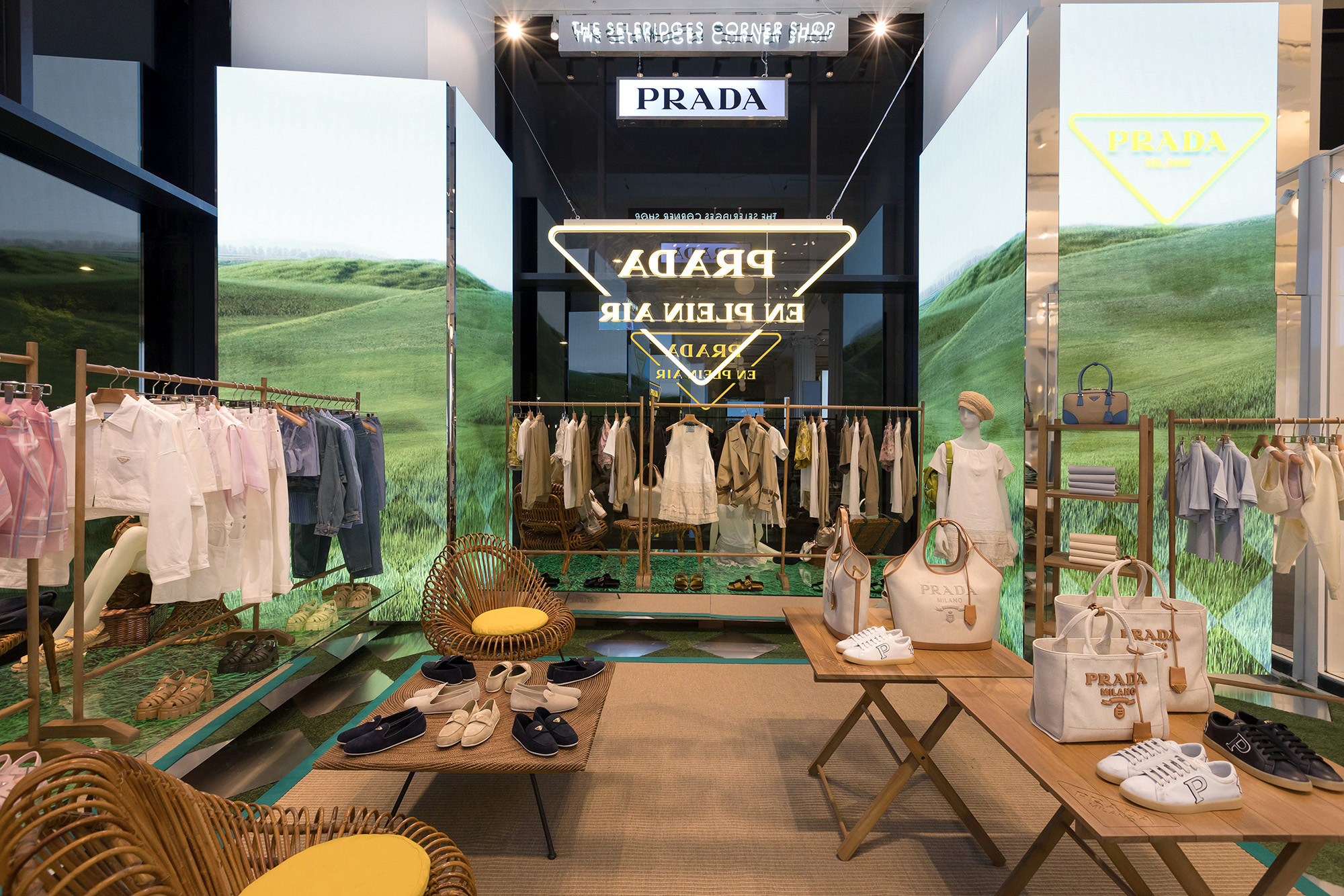 Prada En Plein Air Opens in Selfridges