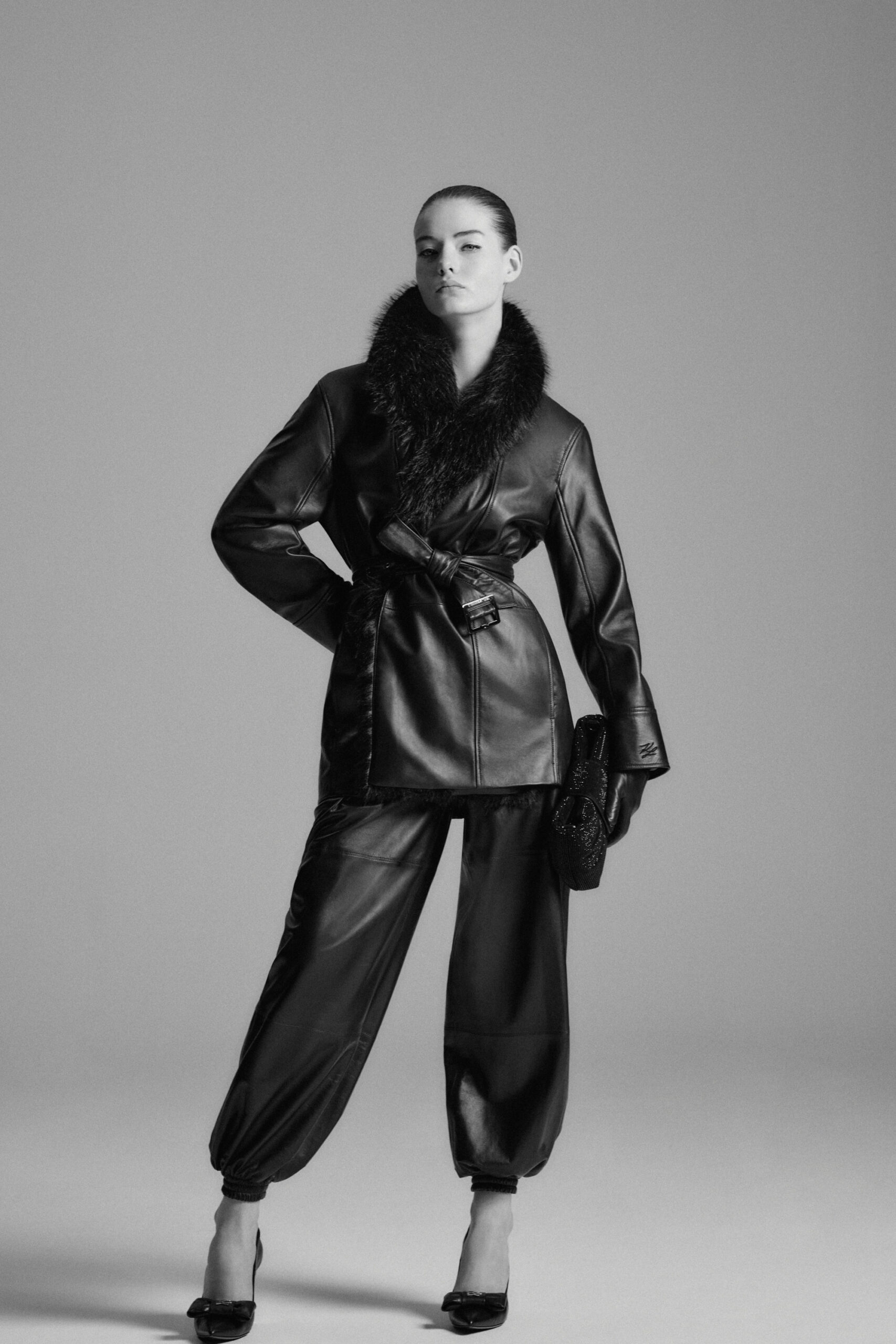 Calum Harper, Raya Martigny, and Kat Q For Karl Lagerfeld AW24