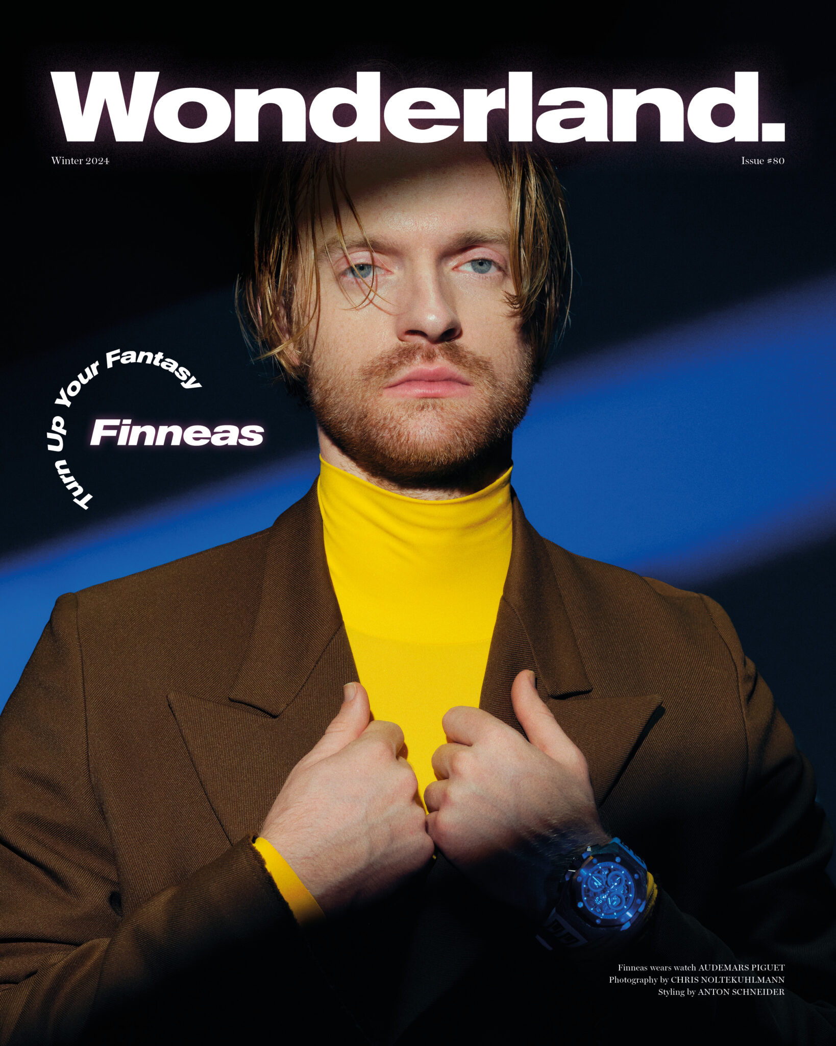 Finneas Covers Wonderland's Winter 24 Issue