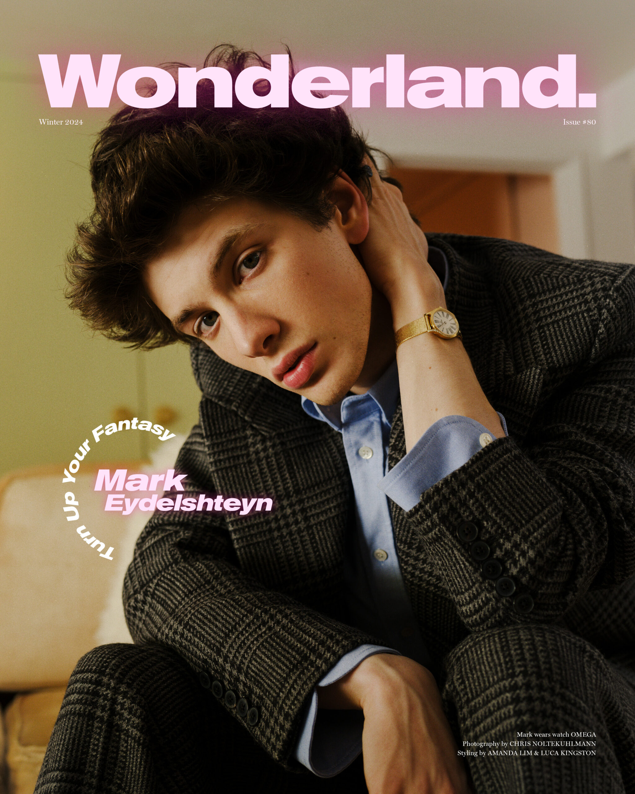 Mark Eydelshteyn Covers Wonderland's Winter 24 Issue