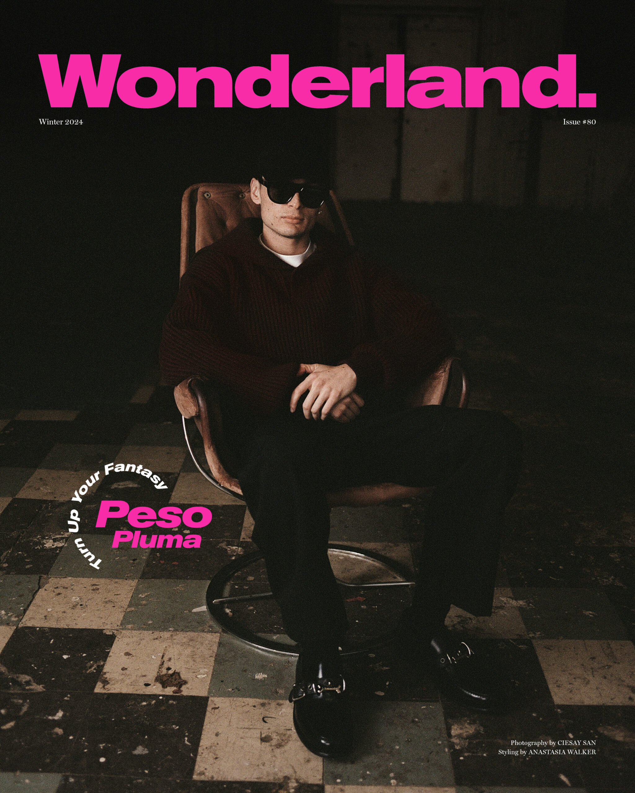 Peso Pluma Covers Wonderland's Winter 24 Issue