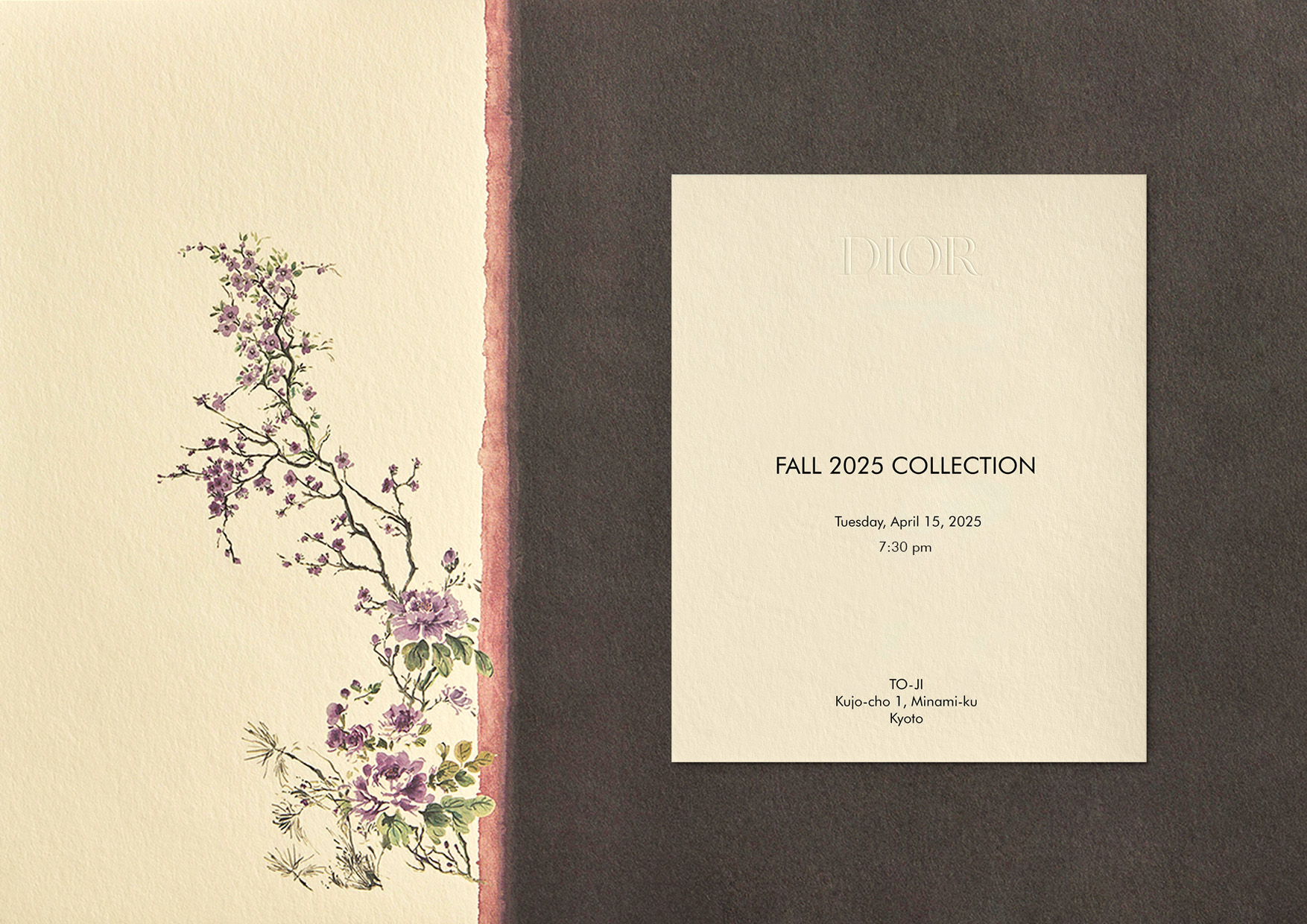 Watch The Dior Fall 25 Show Live From Kyoto