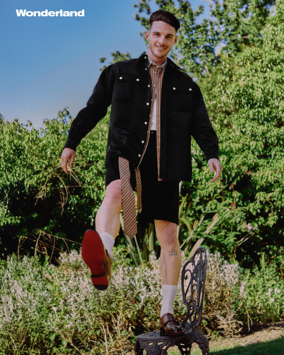Declan Rice Covers Wonderland's Summer 25 Issue