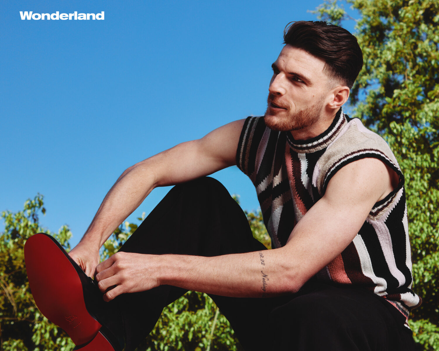 Declan Rice Covers Wonderland's Summer 25 Issue